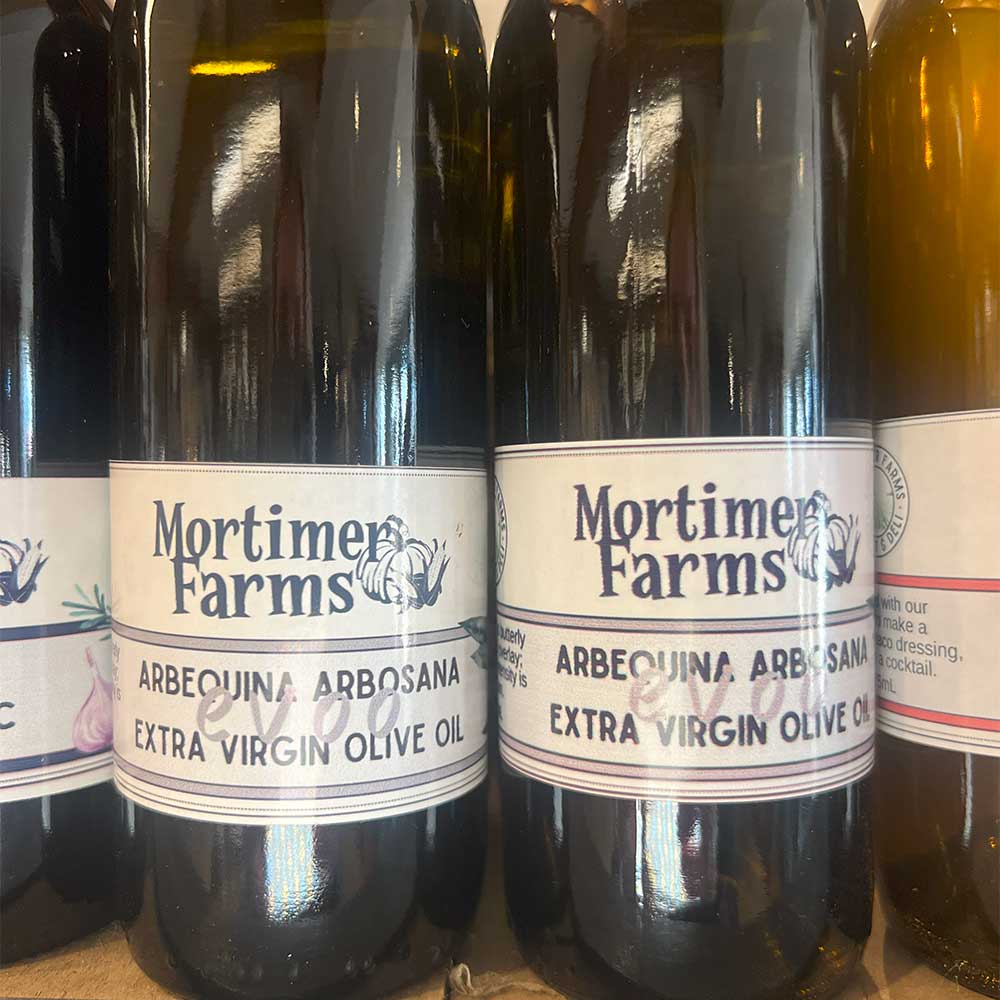 Arbequina Arbosana Olive Oil – Mortimer Farms AZ