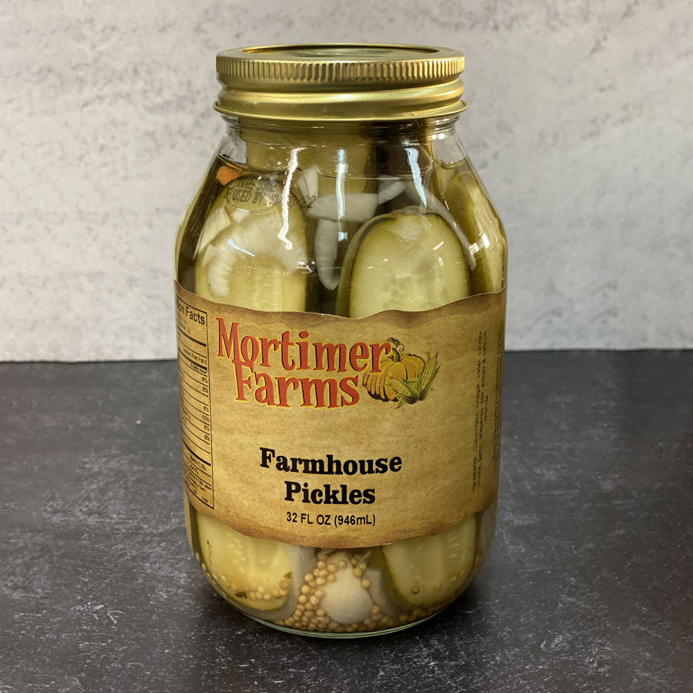FARM HOUSE PICKLES 32OZ GRE – Mortimer Farms AZ